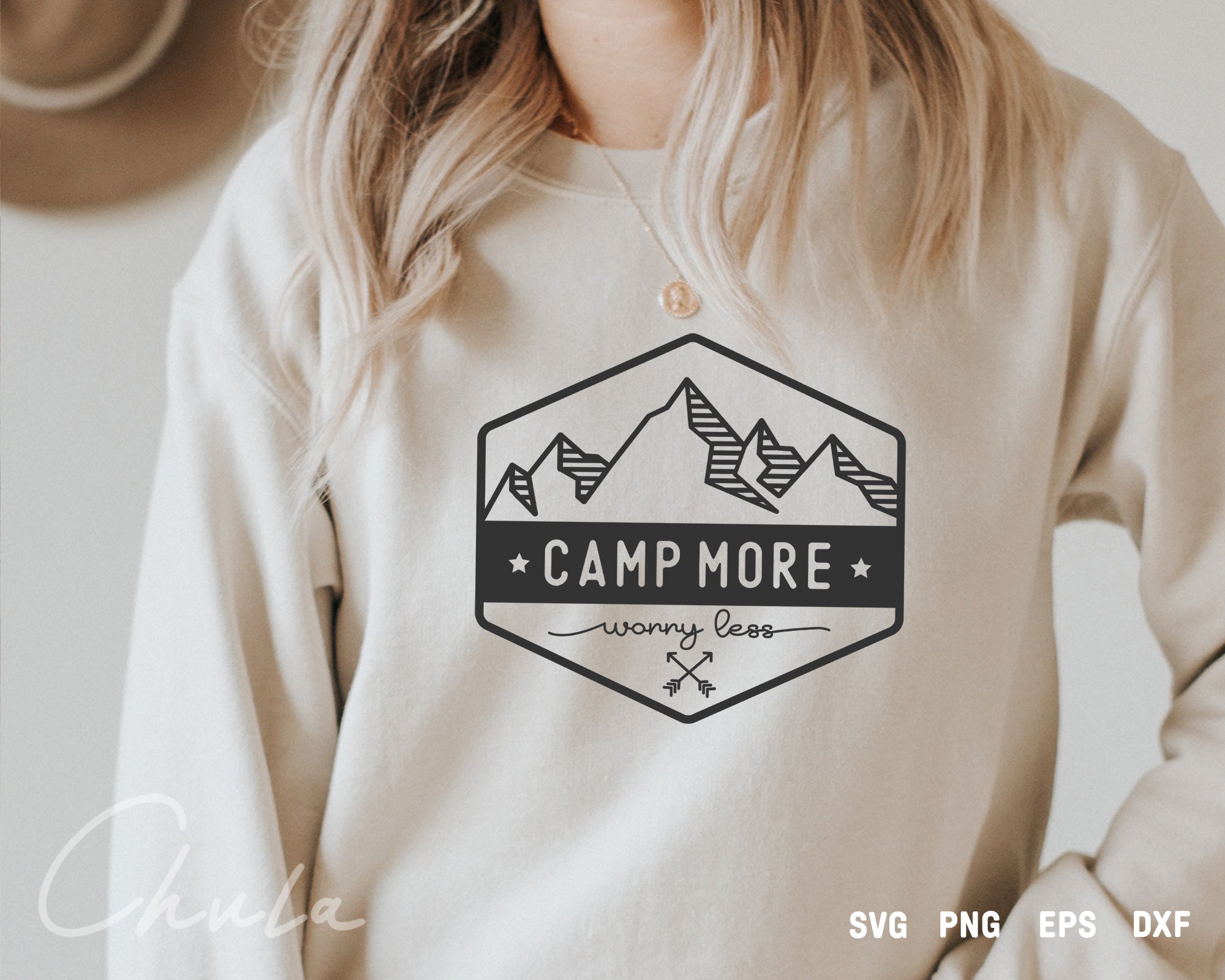Camp More Worry Less Svg, Camping Svg, Camp More Svg, Adventure Svg ...