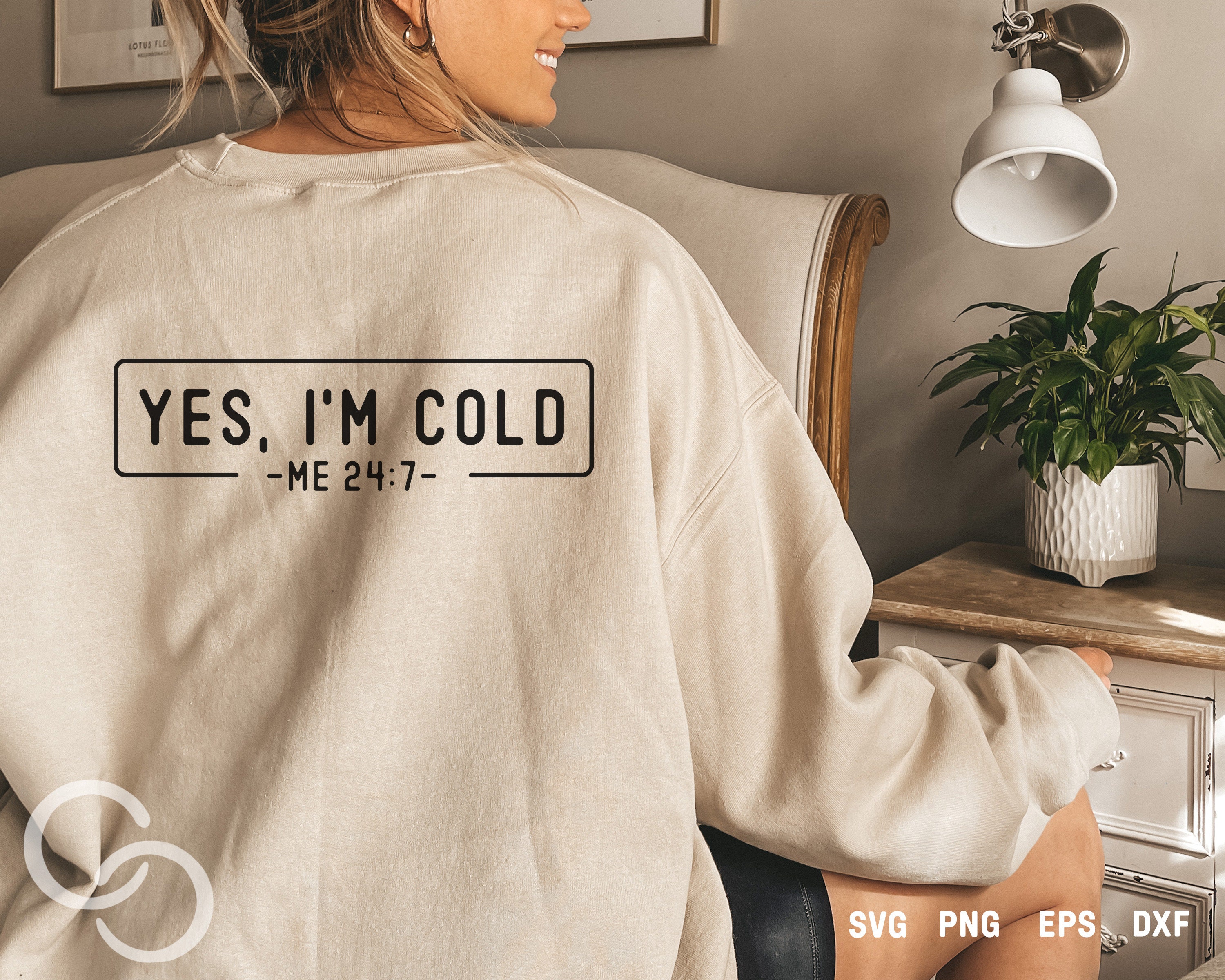 Yes I'm Cold Svg, I'm Cold Svg, Funny Winter Svg, Png, Digital Download ...