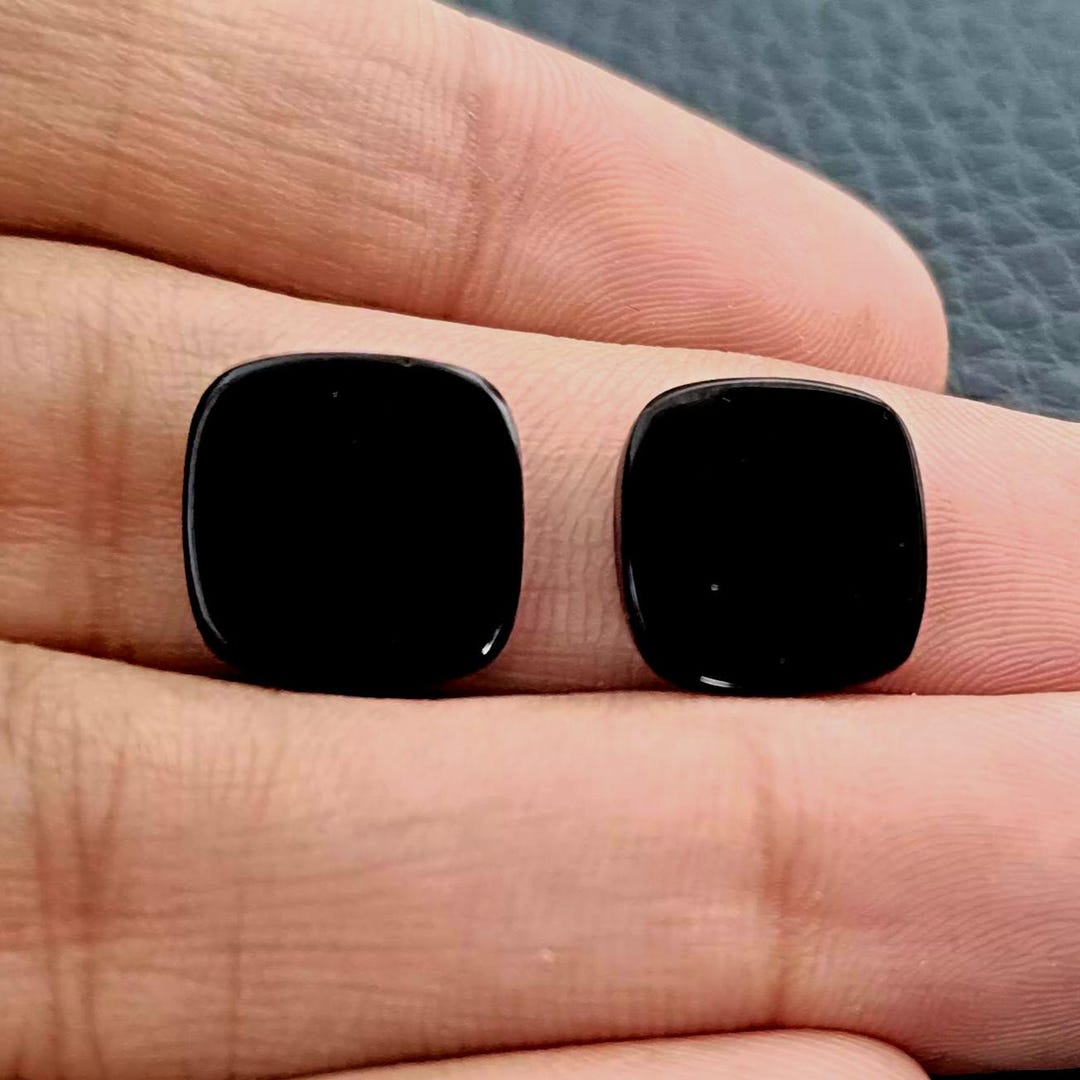 Schwarzer Onyx Cabochon: Natürlicher Edelstein (8-18 mm) - Etsy Österreich