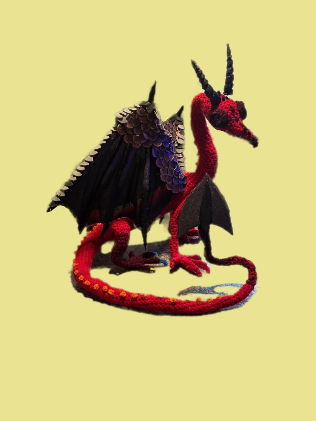 Adorable Poseable Dragon Digital Crochet Pattern for LARP, SCA, Knight ...