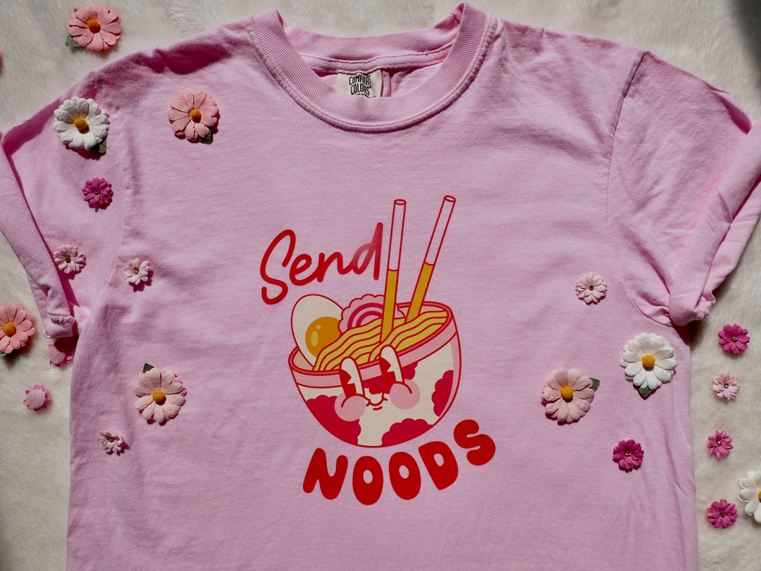 Ramen T- Shirt L Kawaii Food Shirt L Kawaii Clothes L Noodle Shirt L ...