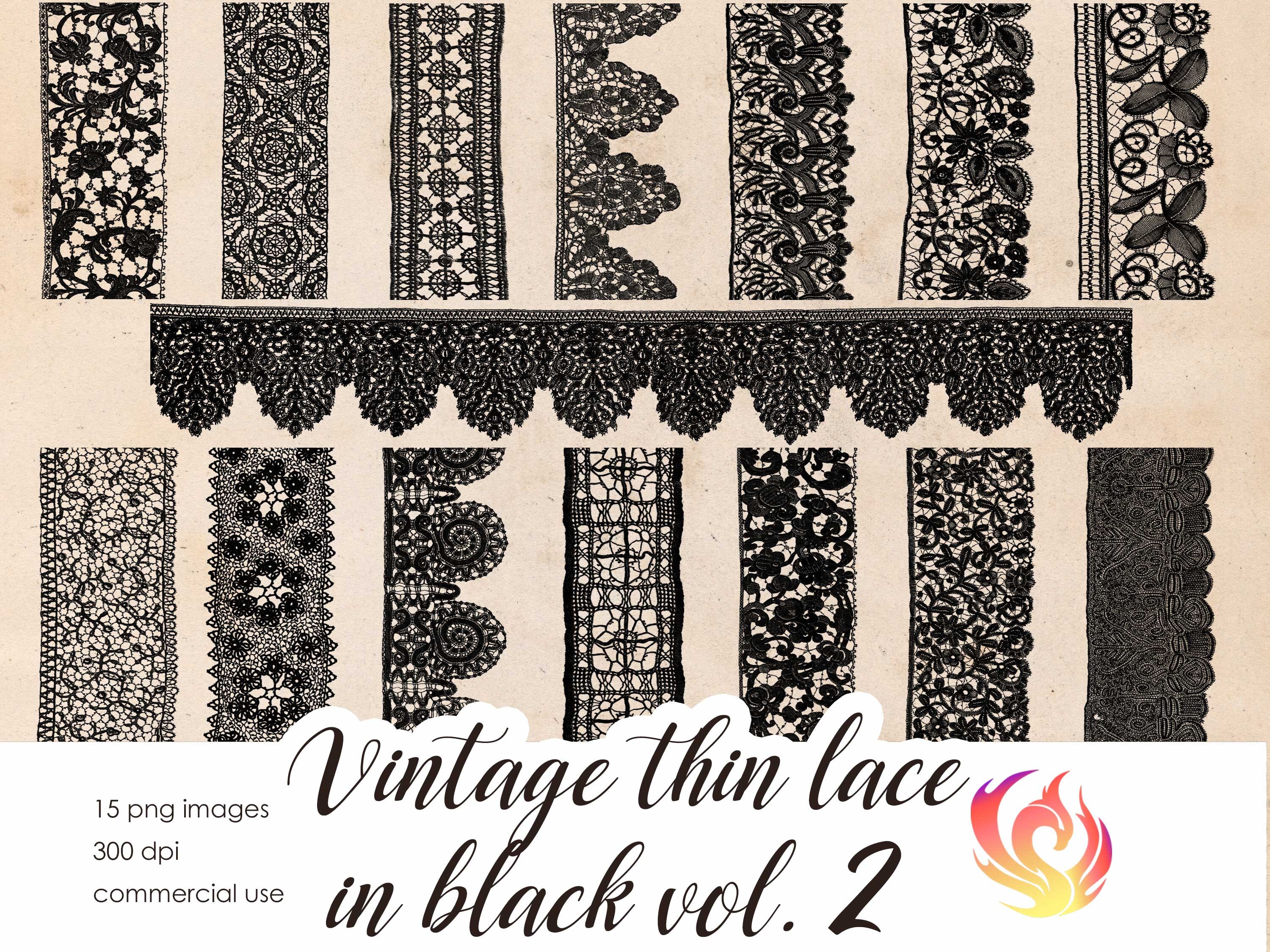 Vintage Lace Border Png