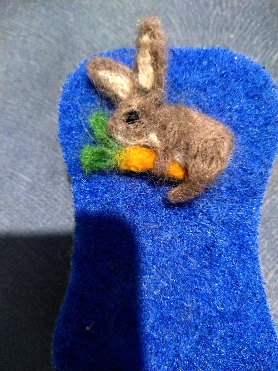 Needle Felted Rabbit in a Walnut Shell|curled up Sleepy Rabbit|walnut ...