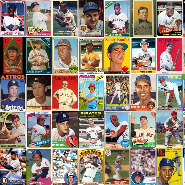 Baseball Cards - Etsy