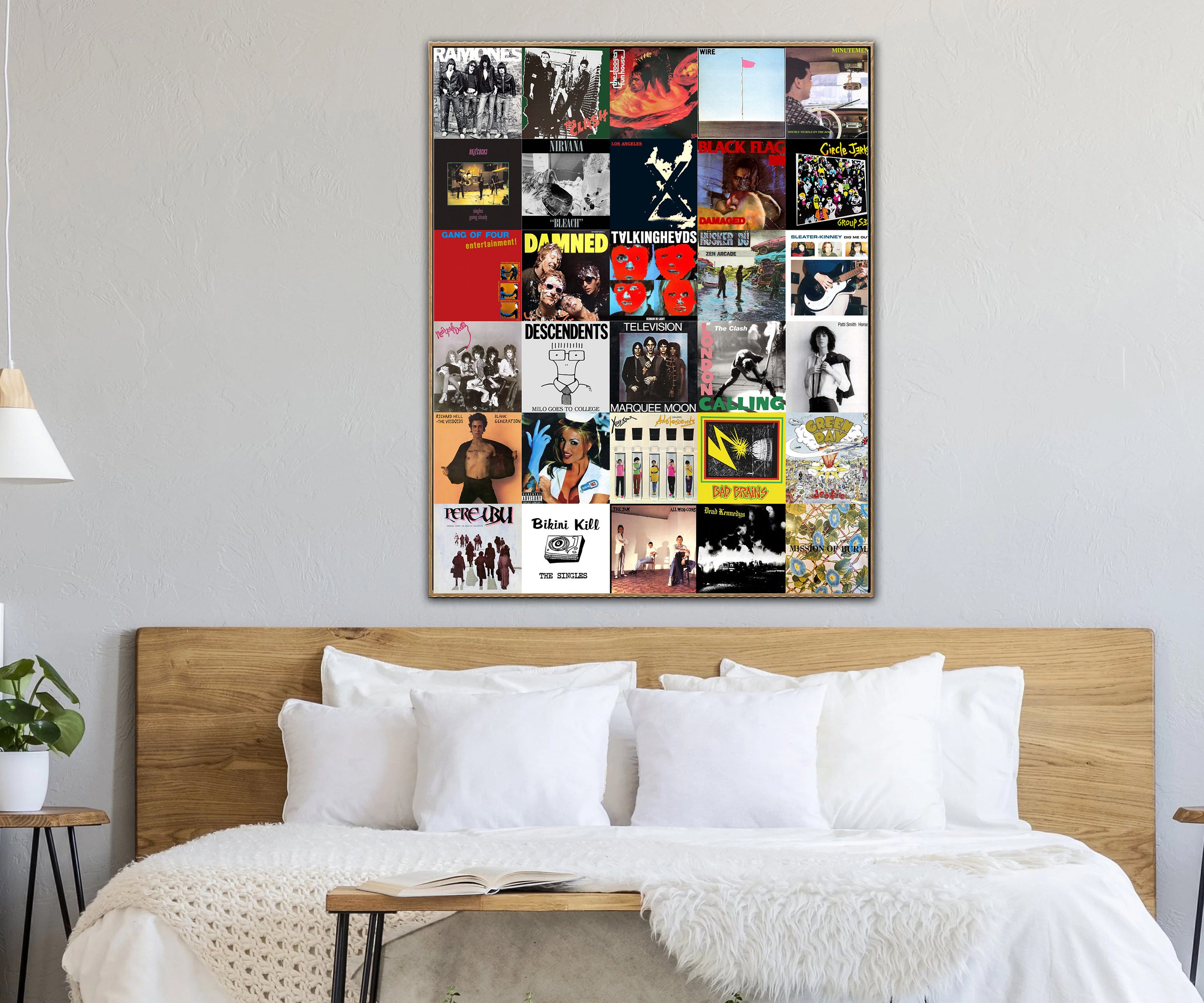 Punk Vinyl Album Cover Poster, Music Wall Art Print, Instant Download ...