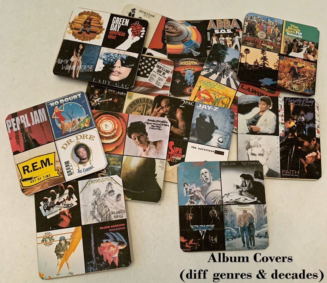 Custom Made Pop Culture Coasters Six Coasters per Order Unique Handmade ...