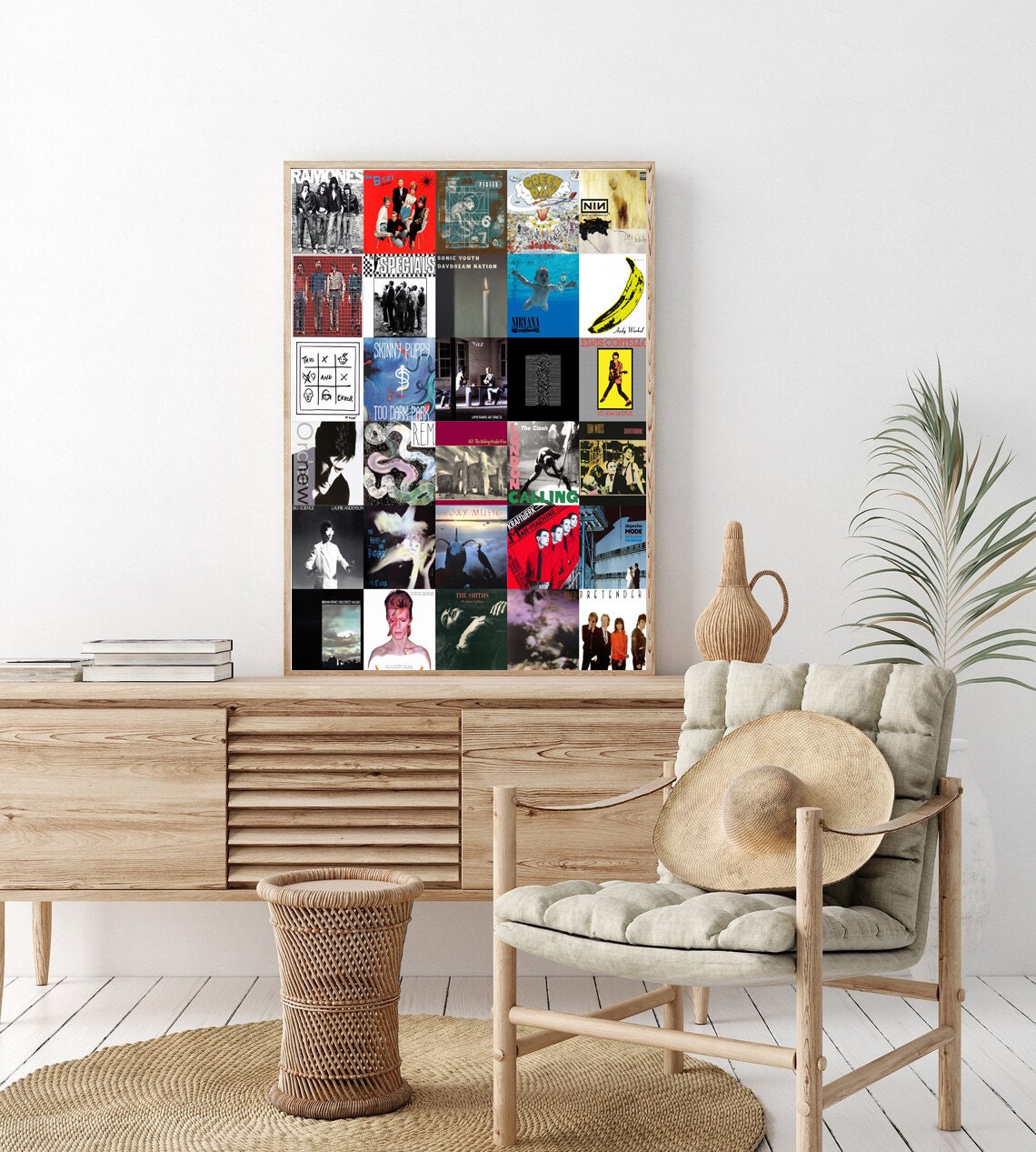 Alternative Rock Vinyl Album Cover Poster, Music Wall Art Print ...