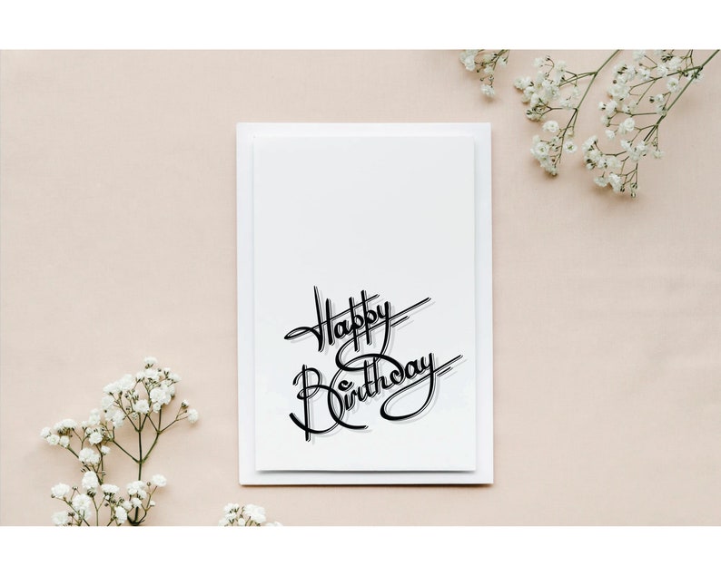 Happy Birthday SVG, Party Sign, Birthday Card, Printable, Cricut ...