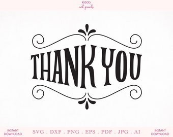 Thank You SVG, Gratitude Sign, Printable Card (digital Download) - Etsy
