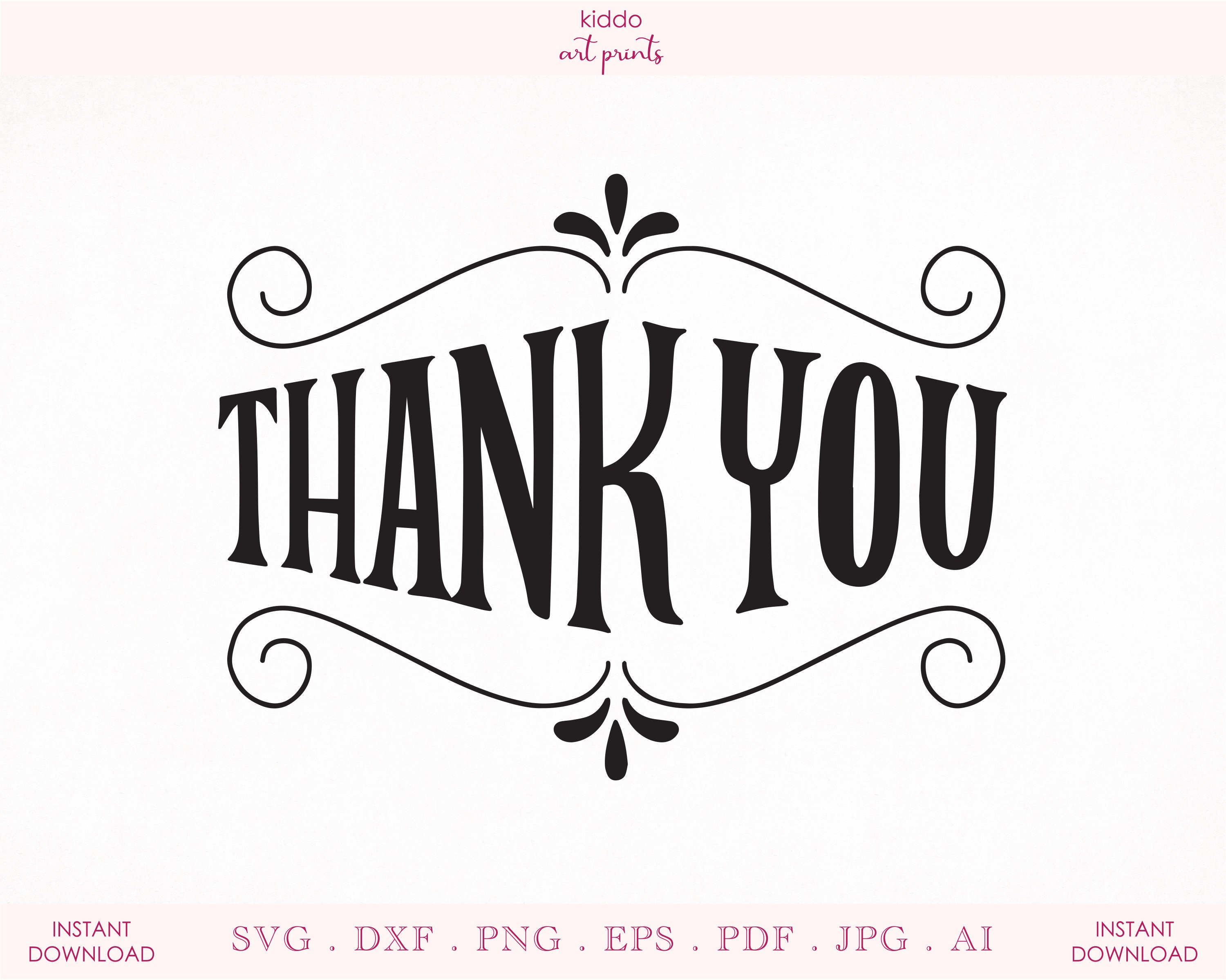 Thank You SVG, Gratitude SVG, Thank You Sign, Wedding Thank You SVG ...