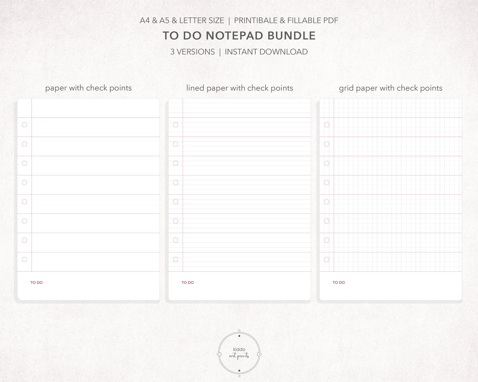 Digital Notepad Digital Note Paper Todo Goodnotes Notability Printable ...