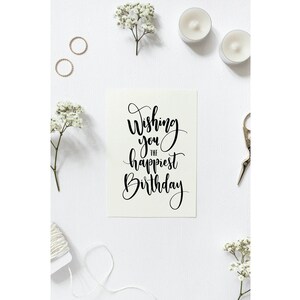 Happy Birthday SVG, Party Sign, Birthday Card, Printable, Cricut ...