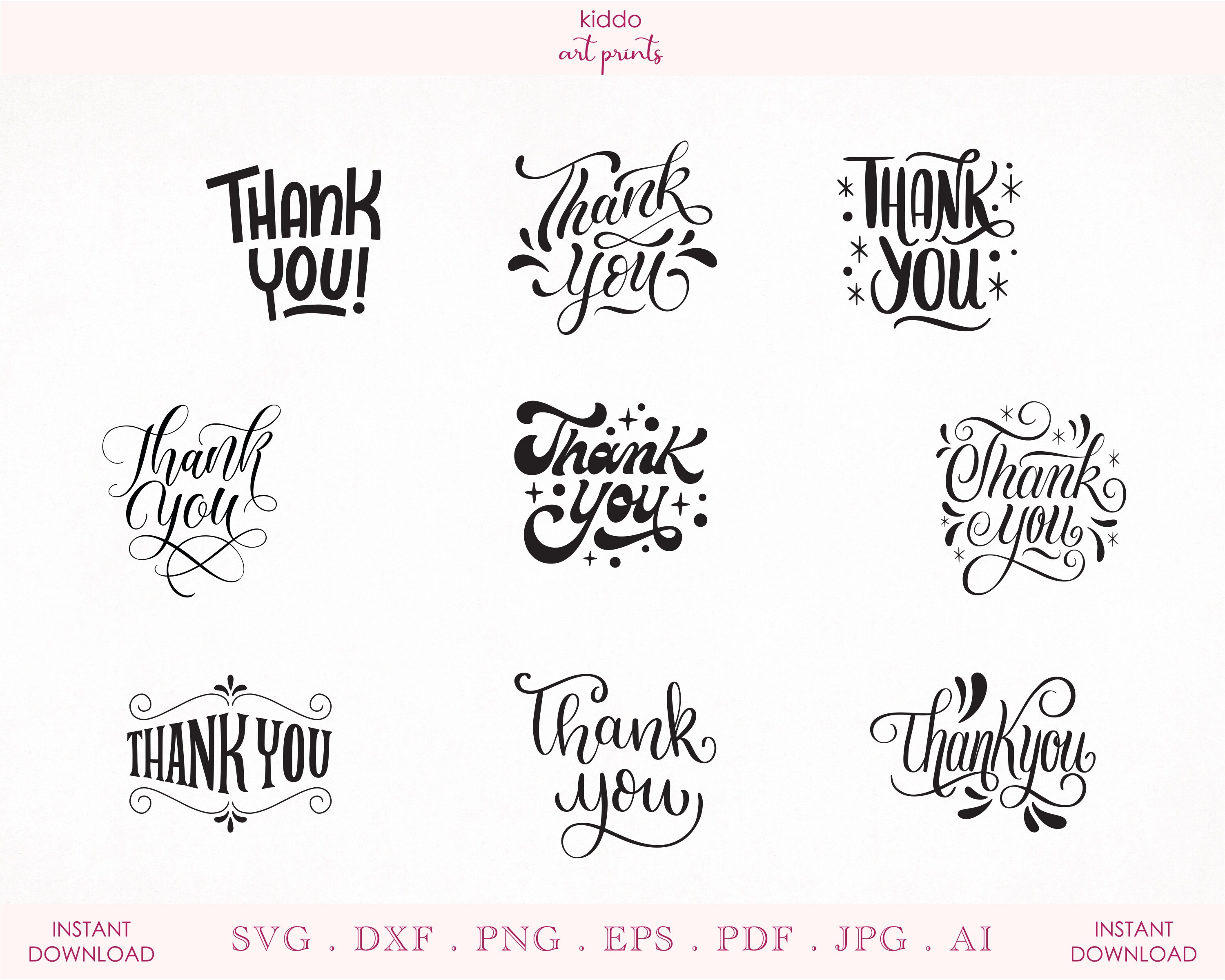 Thank You SVG, Gratitude SVG, Thank You Sign, Wedding Thank You SVG ...