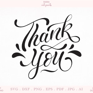Thank You SVG, Gratitude SVG, Thank You Sign, Wedding Thank You SVG ...