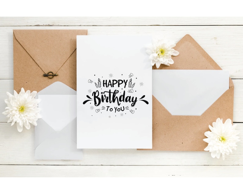 Happy Birthday SVG Party Sign Birthday Card Printable - Etsy