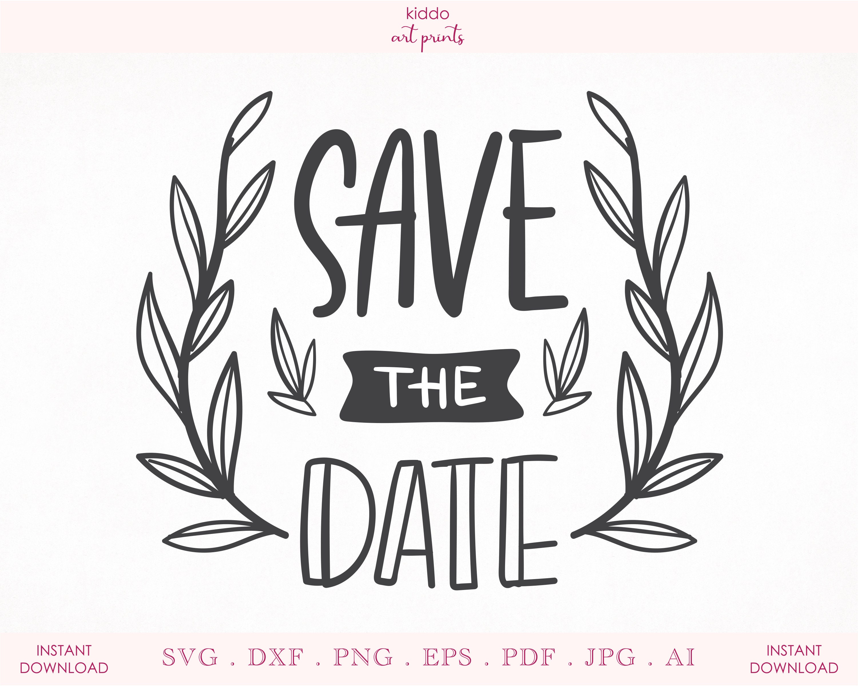 Save the Date SVG, Gratitude SVG, Save the Date Sign, Wedding SVG ...