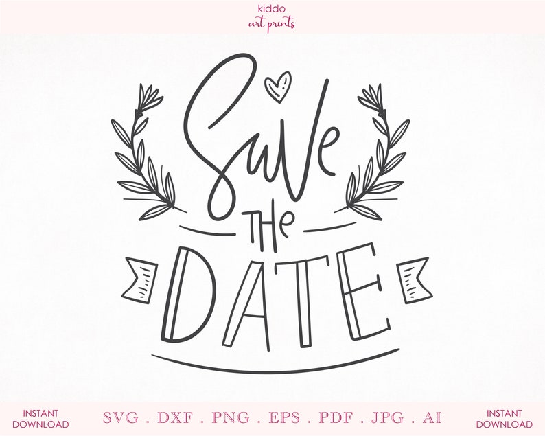 Save the Date SVG, Gratitude SVG, Save the Date Sign, Wedding SVG ...