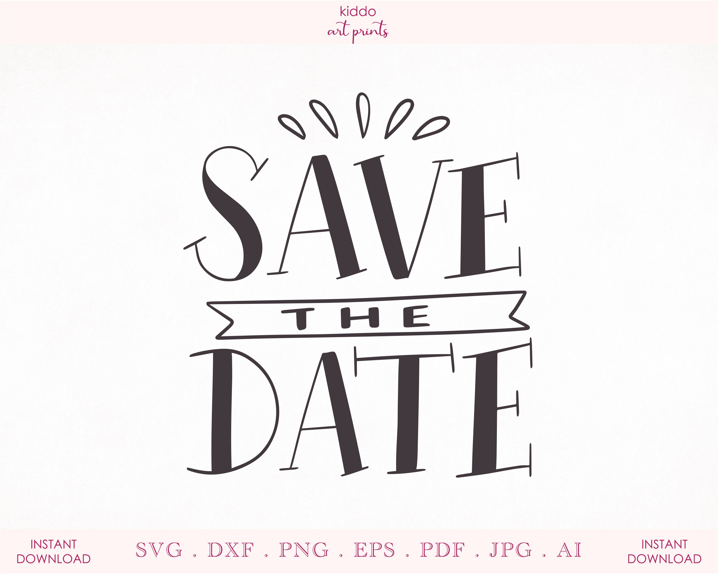 Save the Date SVG, Gratitude SVG, Save the Date Sign, Wedding SVG ...