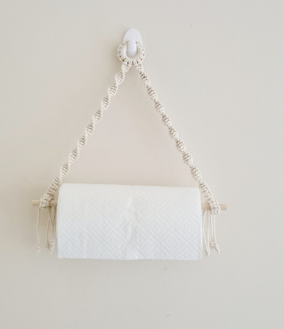 Macrame Paper Towel Holder,caravan Storage,caravan Decor,kitchen Decor ...