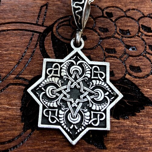 Pendant Pomegranate and Tree of Life Sterling Silver 925 With - Etsy