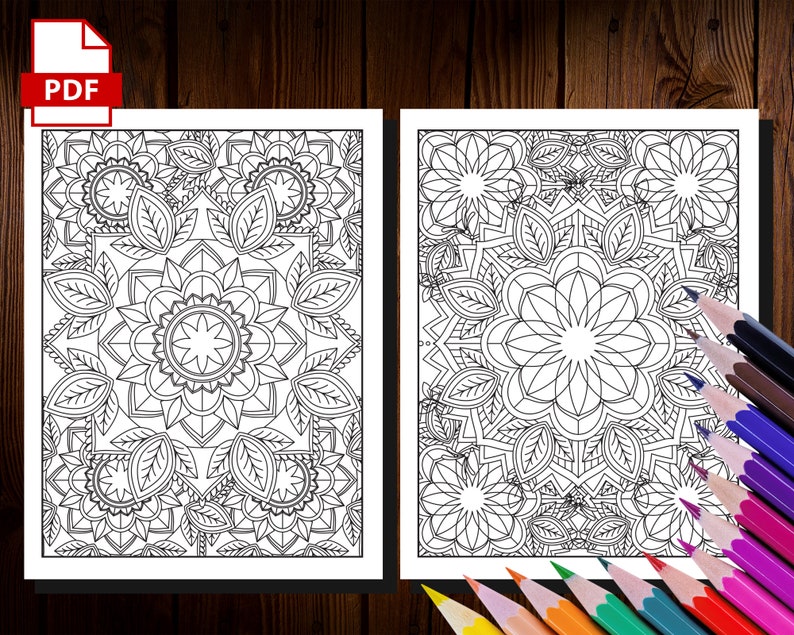 50 Relaxing Mandala Coloring Pages | Printable Mandala Coloring Sheets ...