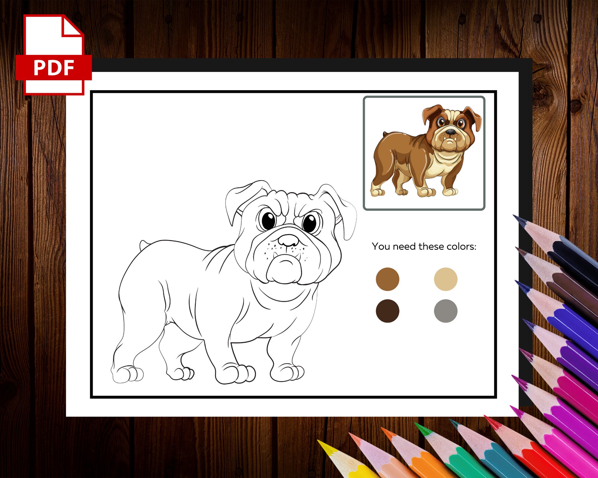 30 Animal Coloring Pages Animal Coloring Book Instant Download ...
