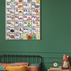 Animal Alphabet Poster | INSTANT DOWNLOAD | Alphabet Print, ABC Poster ...