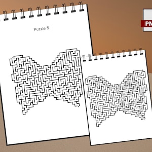 100 Butterfly Shaped Mazes for Kids | Printable Worksheets With Answer ...