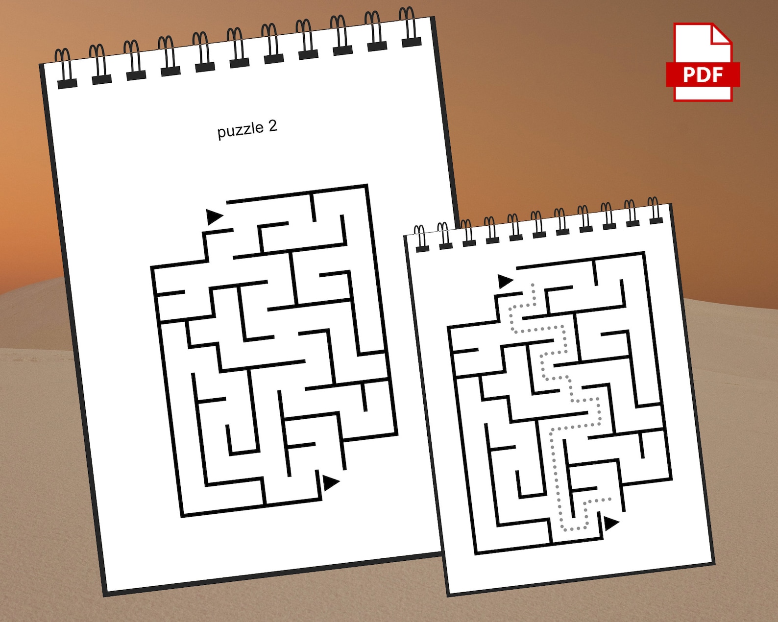 200 Easy Mazes for Kids Maze Puzzle Variety Pack Printable Worksheets ...