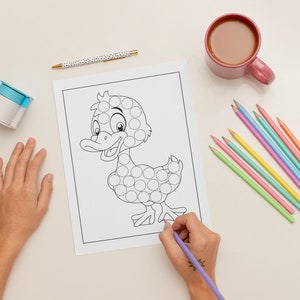 20 Farm Animal Dot Marker Coloring Pages | INSTANT DOWNLOAD | Dot ...