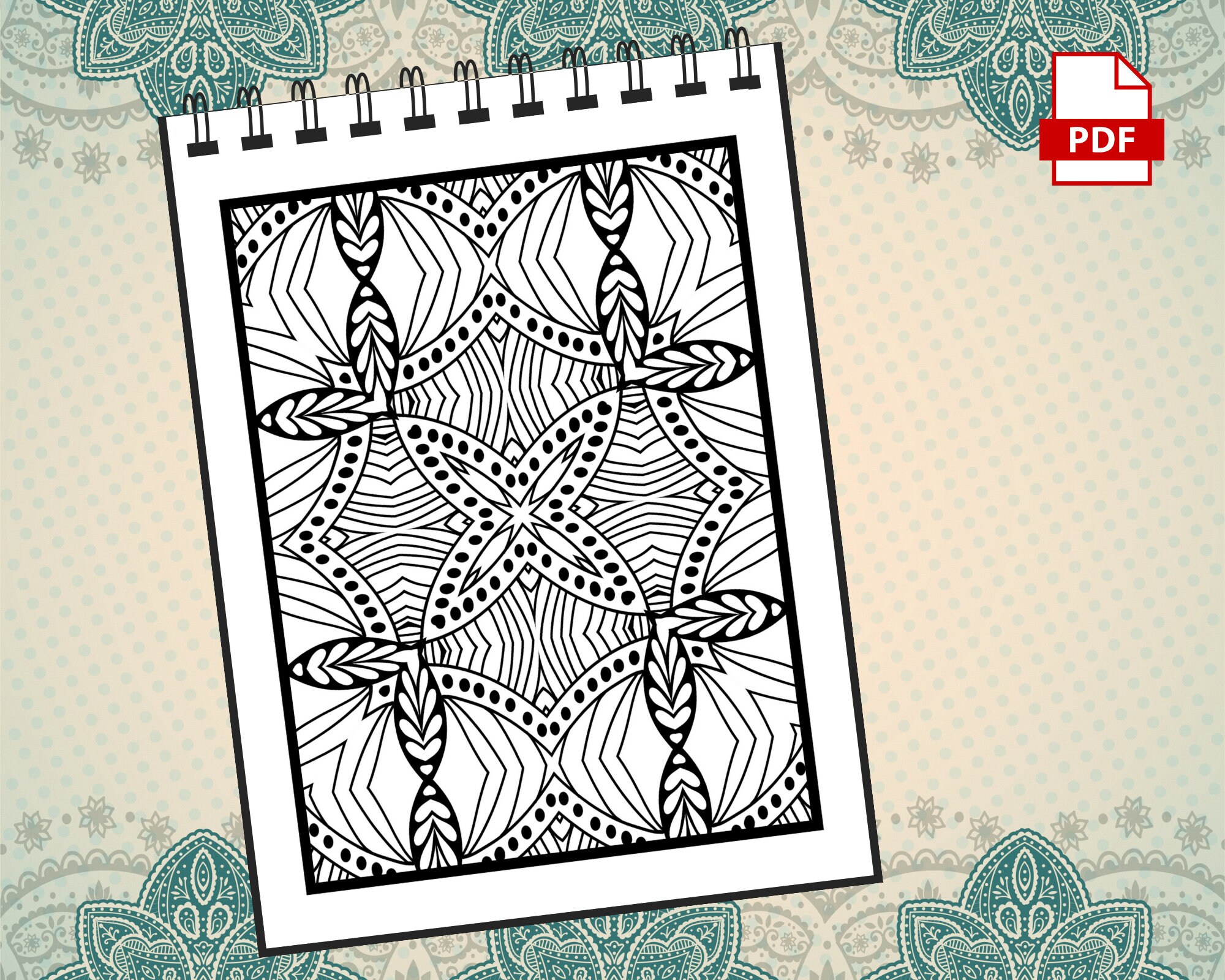 40 Abstract Coloring Pages for Adults Amazing Adult Coloring Pages for ...