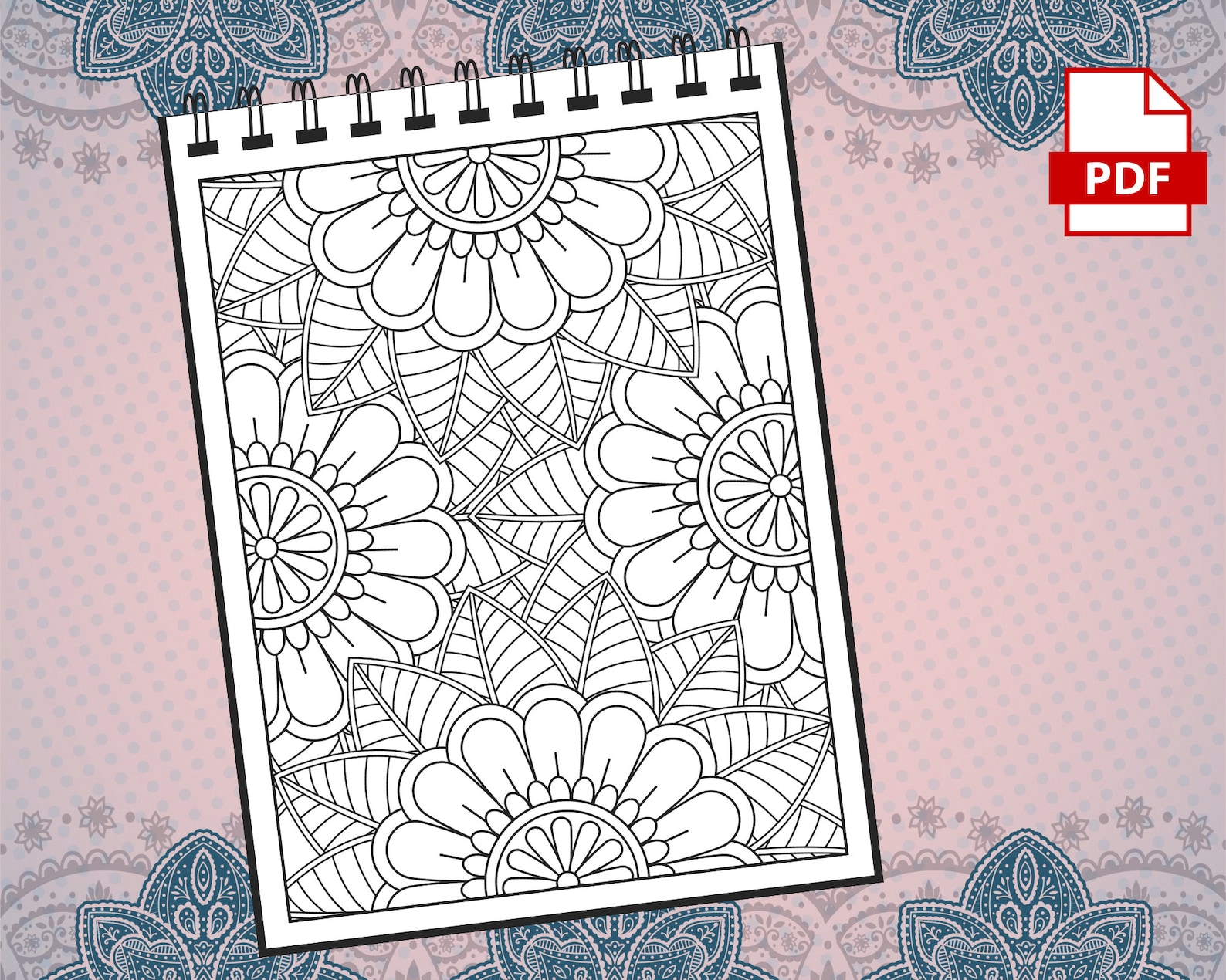 52 Abstract Coloring Pages for Adults Amazing Adult Coloring | Etsy