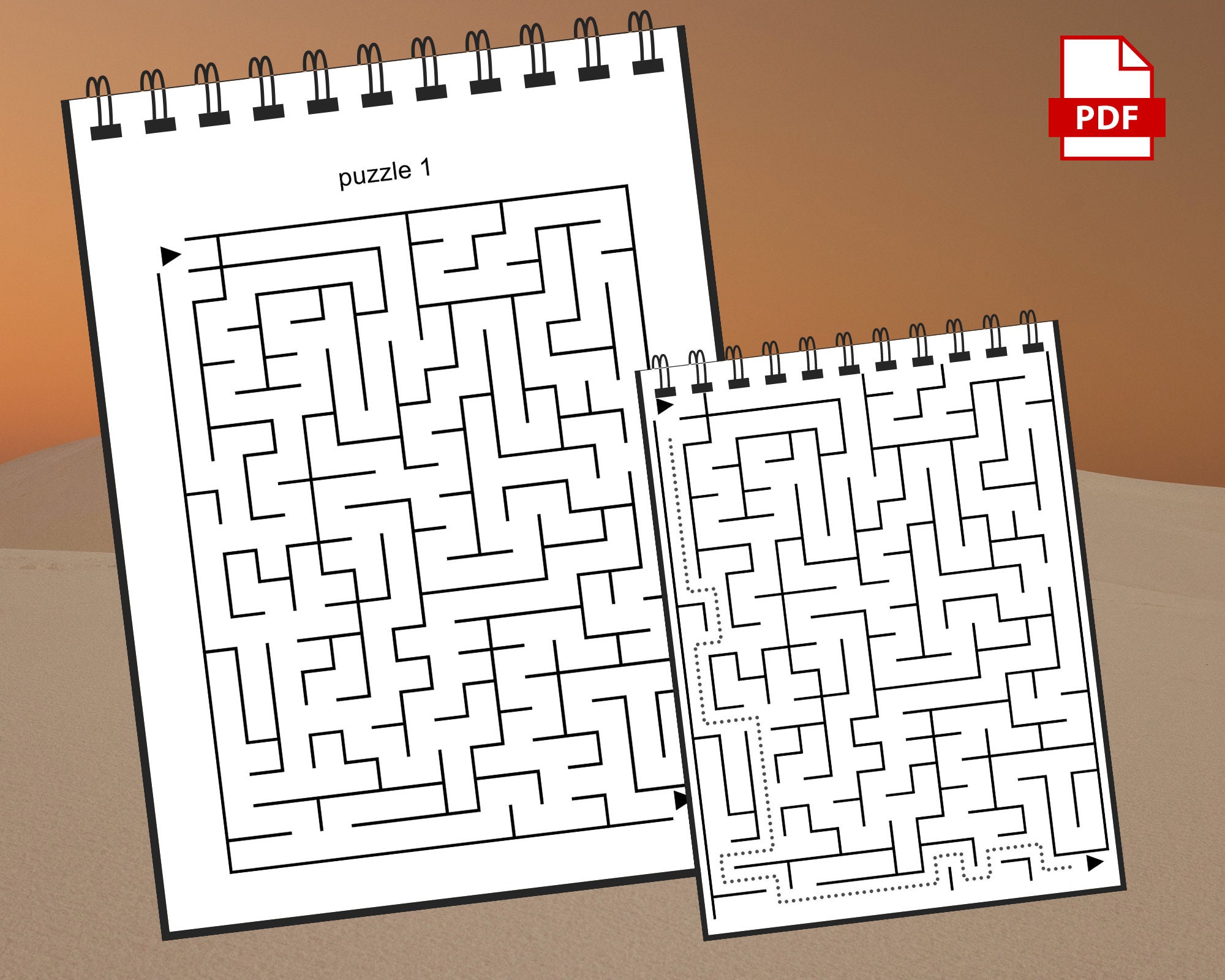 200 Medium Mazes for Kids | Maze Puzzle Variety Pack | Printable ...