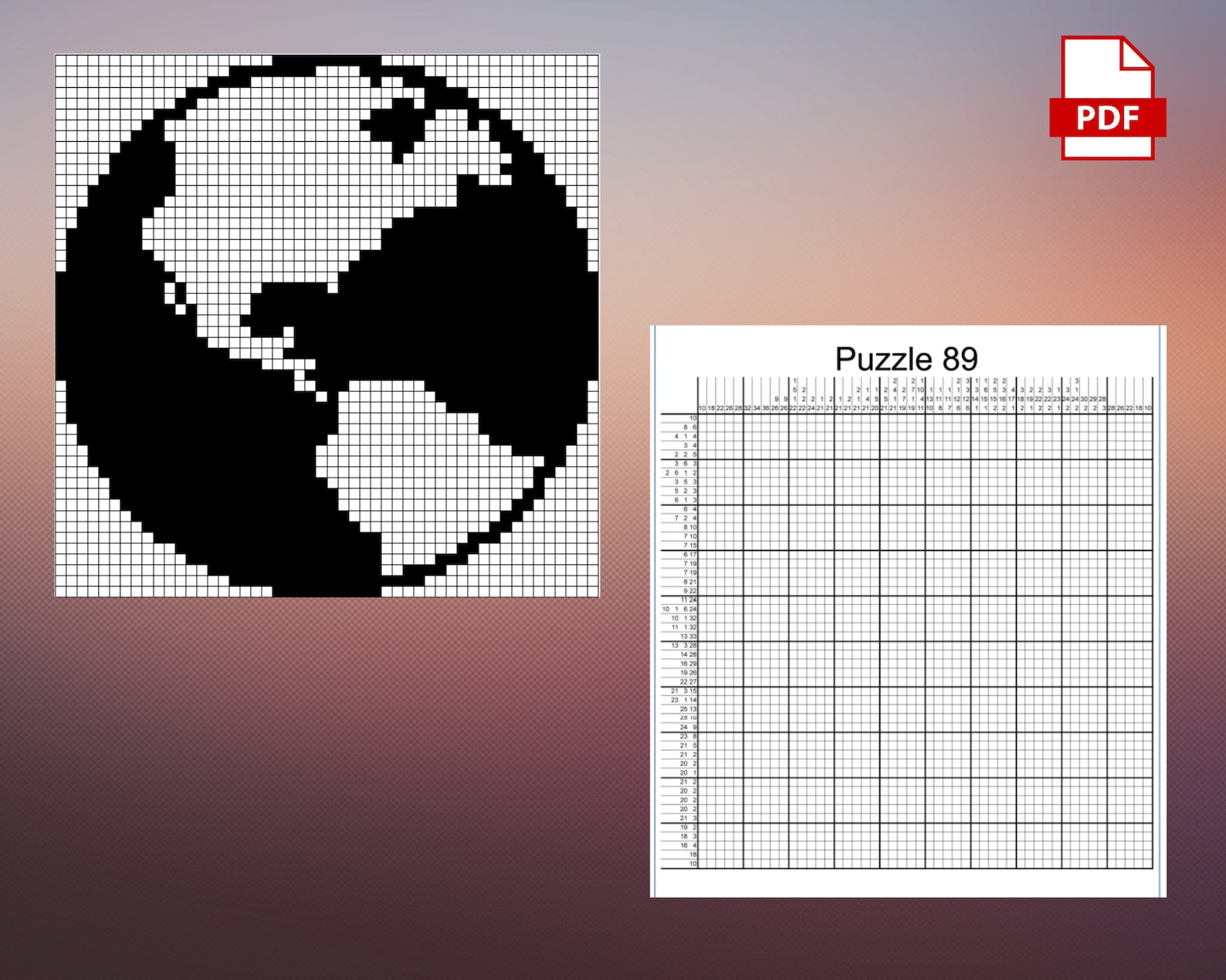 126 Nonograms Japanese Puzzles Puzzle With Solution Griddlers Logic ...