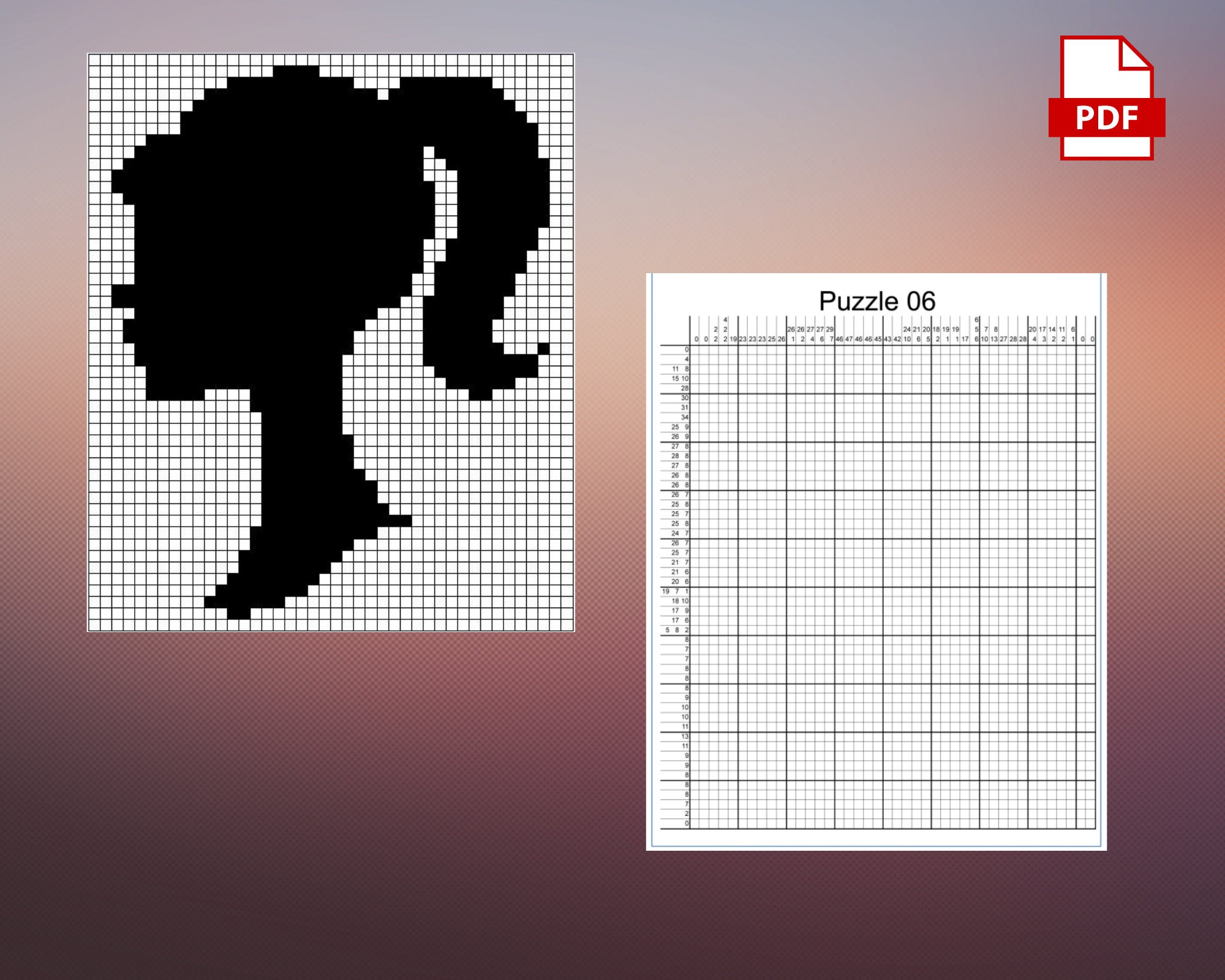 126 Nonograms Japanese Puzzles Puzzle With Solution Griddlers Logic ...