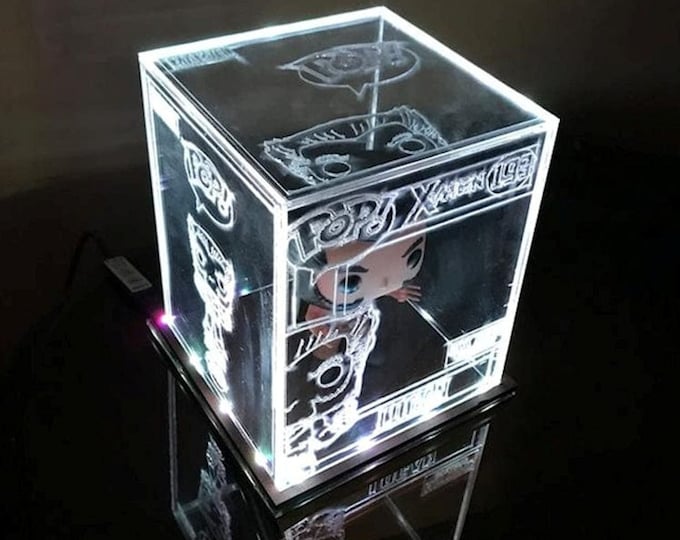 LED Case Lamp for Unboxed Funko Pop, 3 Sides Design, Custom Made - Etsy