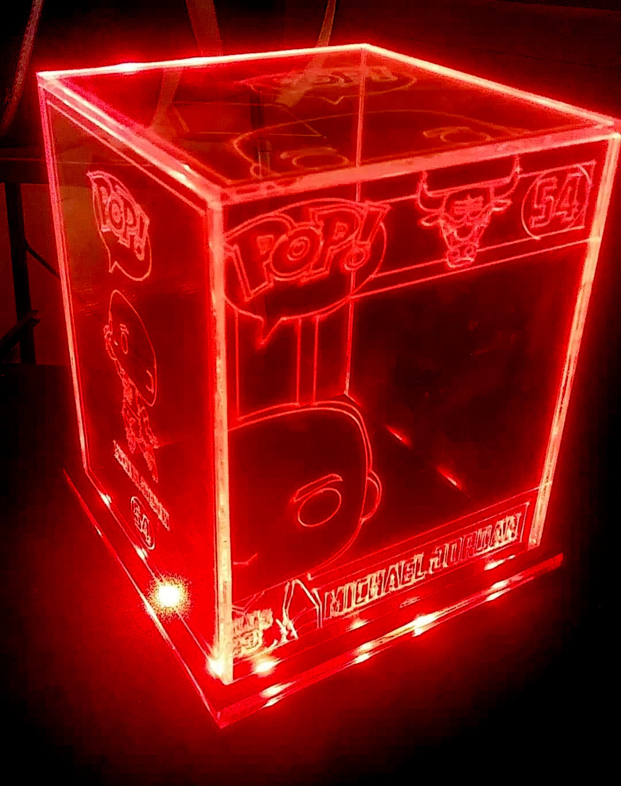 LED Case Lamp for Unboxed Funko Pop, 3 Sides Design, Custom Made - Etsy