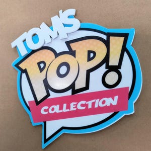 Funko Collector Sign With Custom Name - Etsy