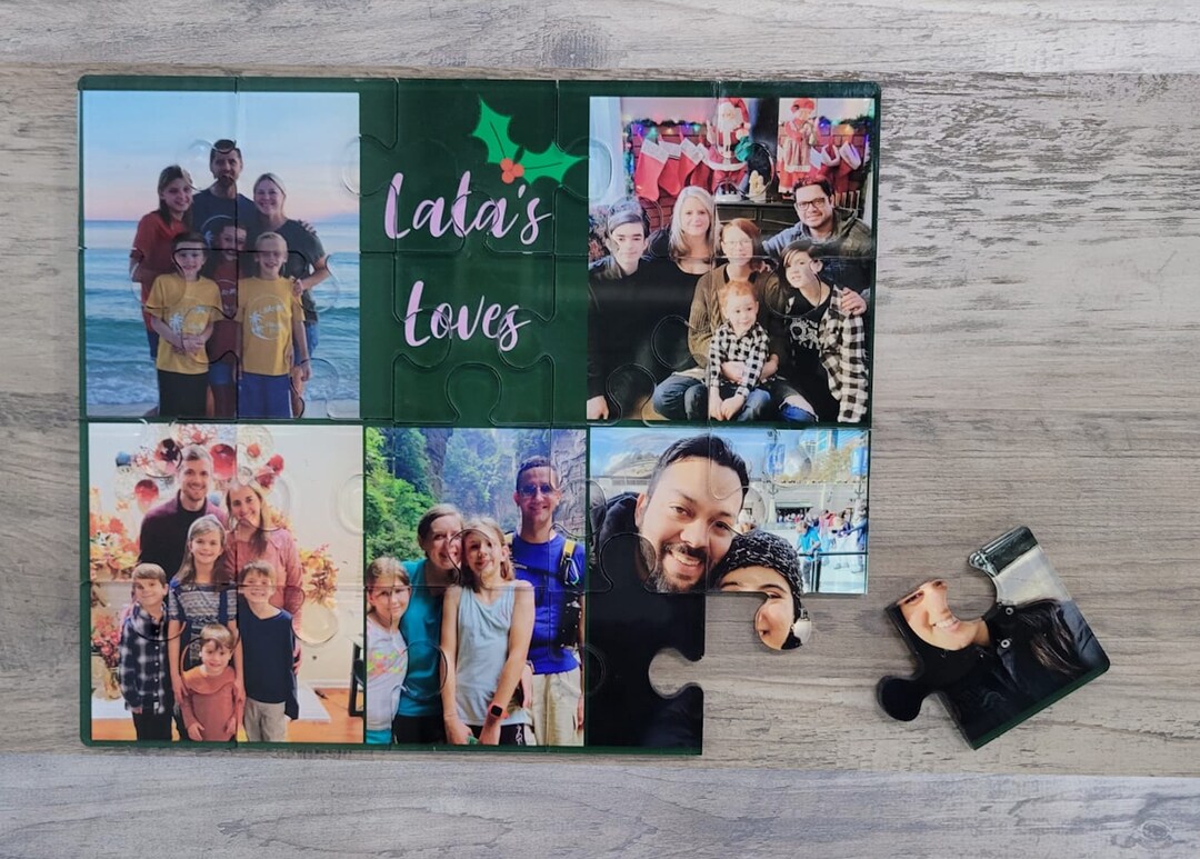 Custom Made Plexiglass Puzzle Family Photo, or Any Theme Ideal for ...