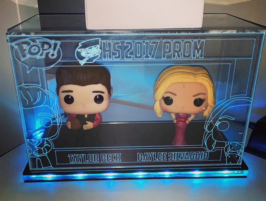 LED Case Lamp for 2 Unboxed Funko Pop, Custom Design - Etsy