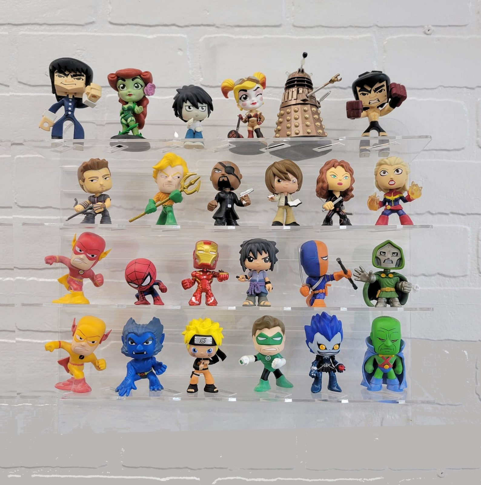 Acrylic Wall Display Case for 24 Mystery Minis, No Assembly Required ...