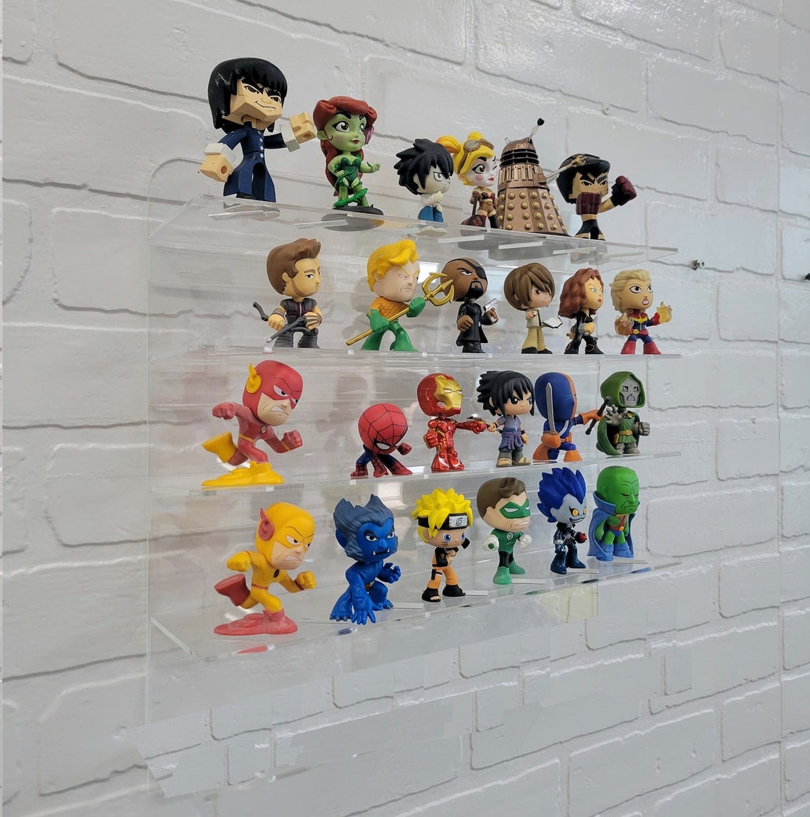 Acrylic Wall Display Case for 24 Mystery Minis, No Assembly Required ...