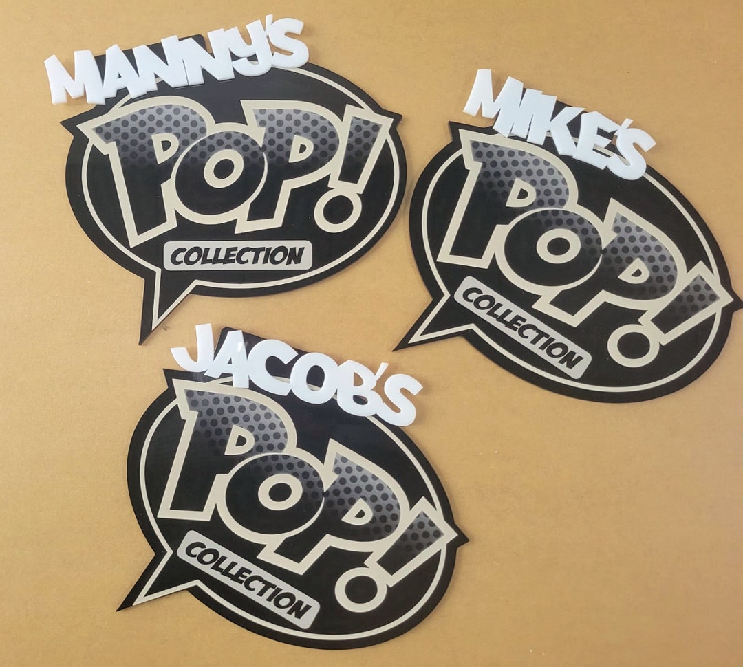 Funko Collector Sign With Custom Name - Etsy