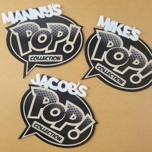 Funko Collector Sign With Custom Name - Etsy