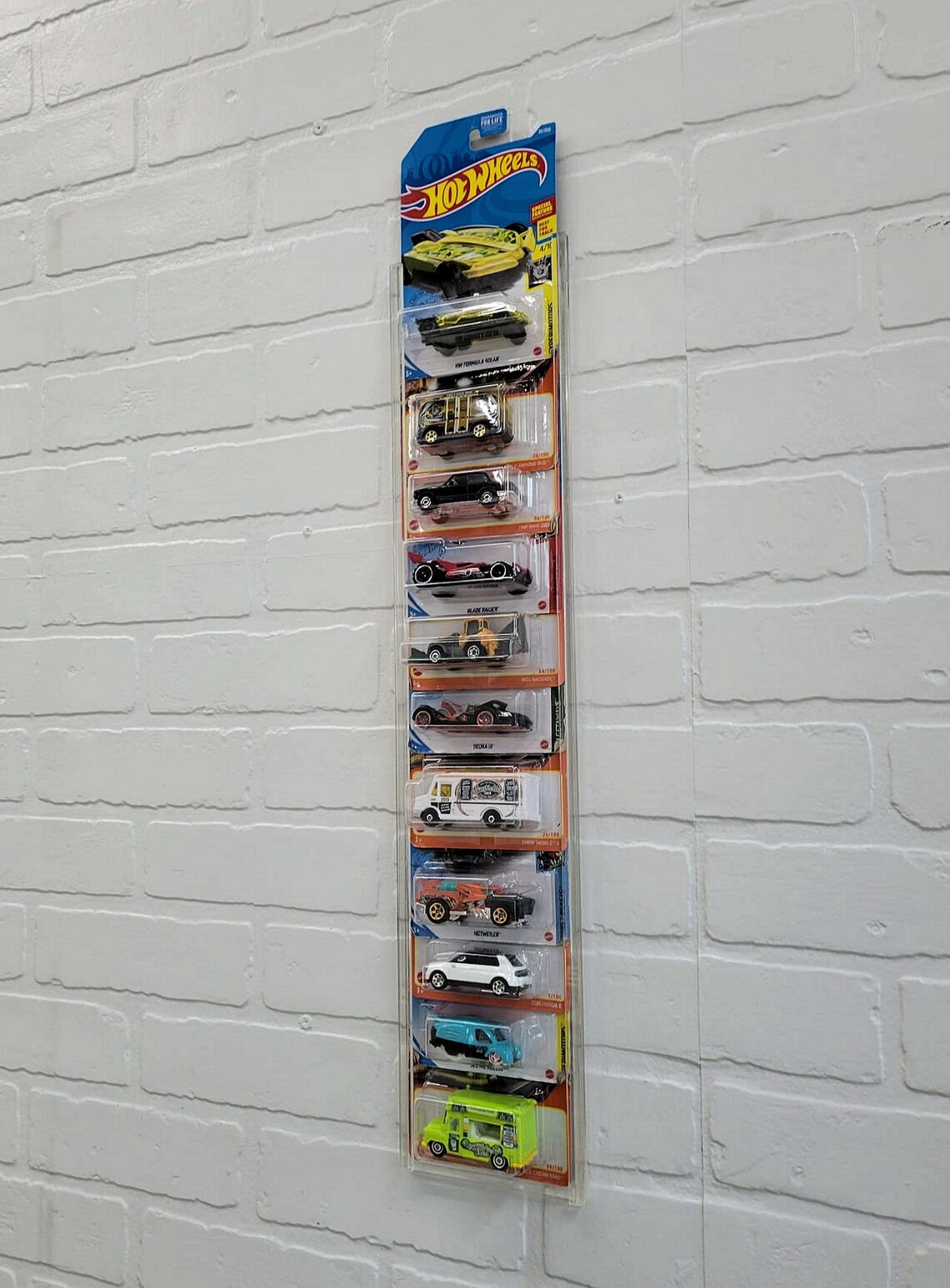 Acrylic Display Rack for Diecast 1/64 on Blister Hot Wheels - Etsy
