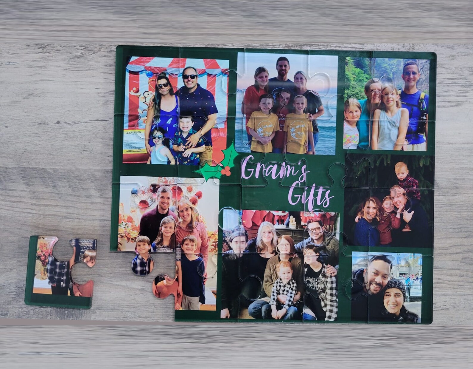 Custom Made Plexiglass Puzzle Family Photo, or Any Theme Ideal for ...