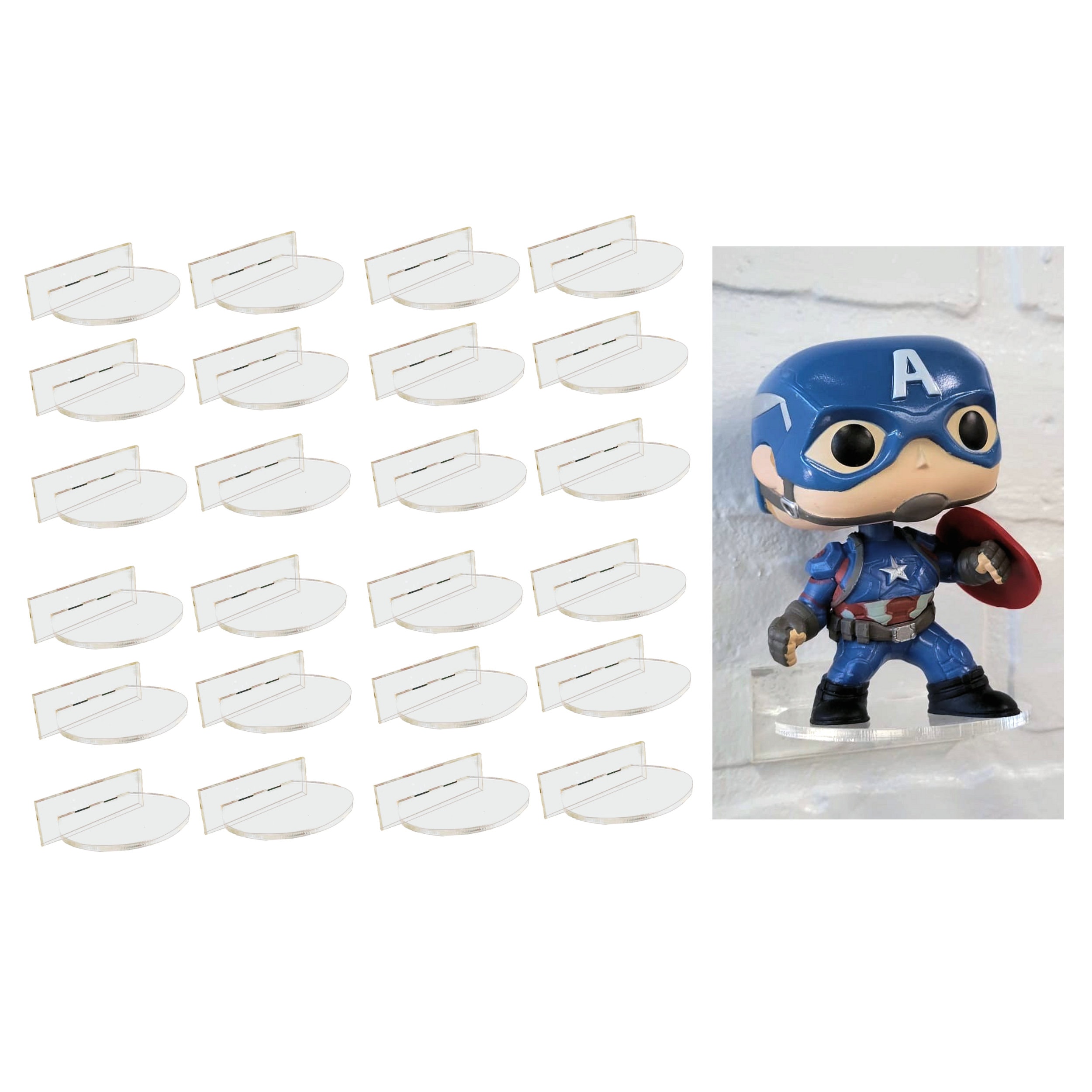 24 Pack Mini Shelves for Unboxed Funko Pop - Etsy