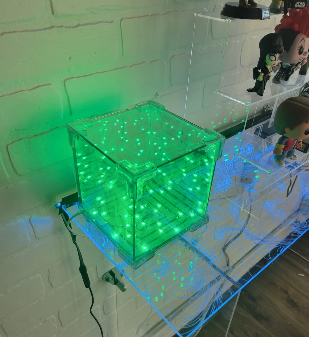 Night Lamp ,infinity Light Cube, Music Activate - Etsy