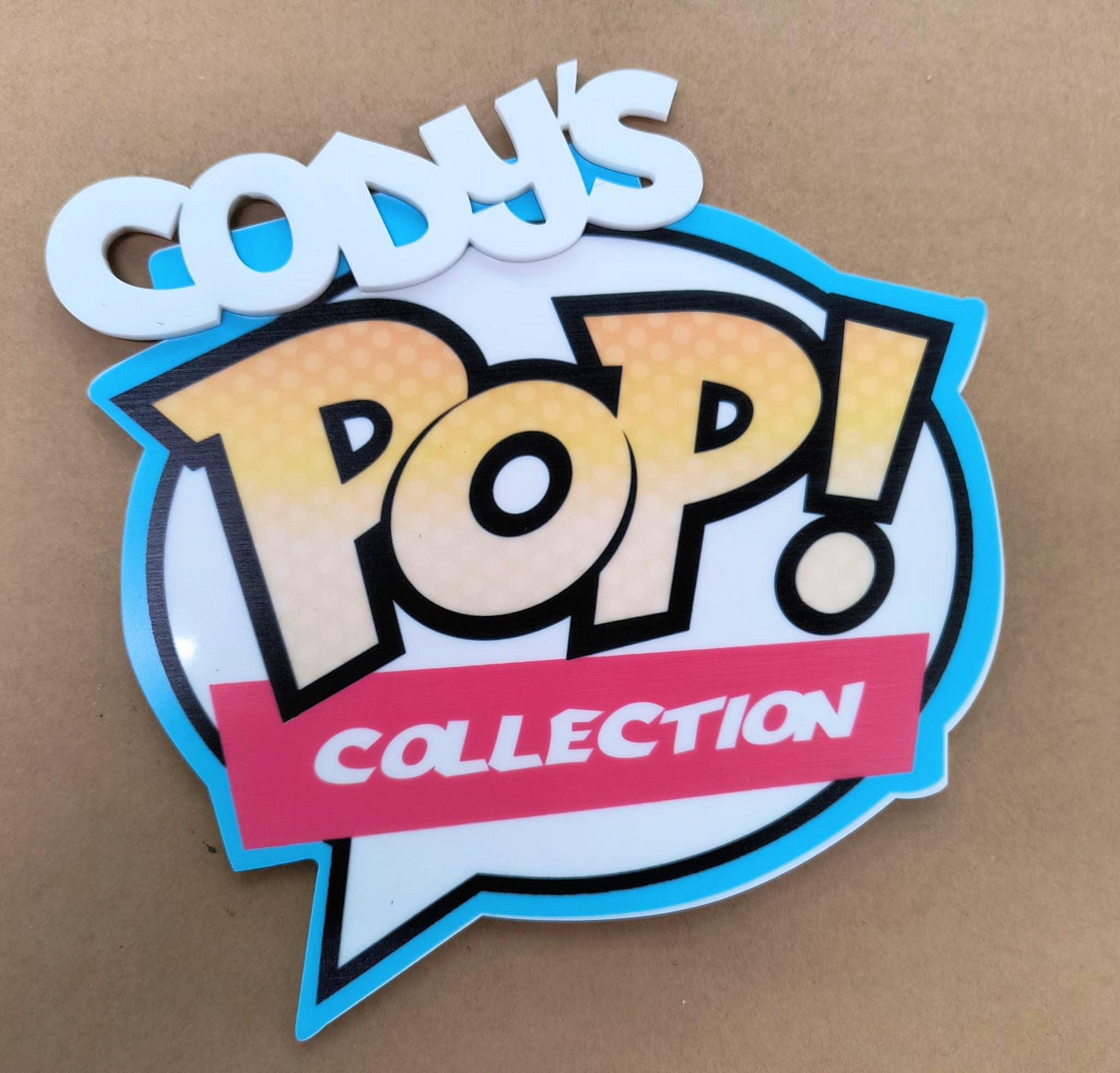 Funko Collector Sign With Custom Name - Etsy
