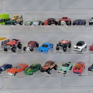 Acrylic Wall Display Case for 21 Diecast Hot Wheels, Matchbox or More ...